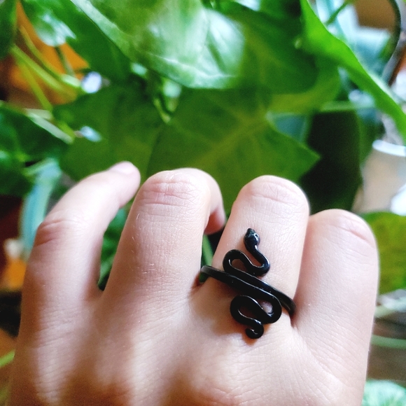 Jewelry | New Black Snake Ring | Poshmark